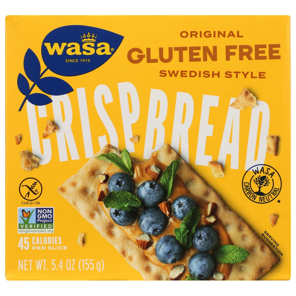 Wasa 1000014784, Original Wasa Crispbread 5.4 Ounce, Case of 10 ...