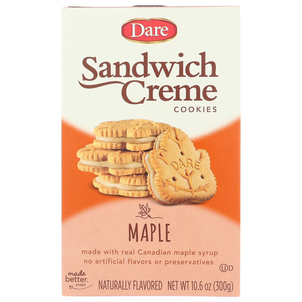 Dare , Maple Crème Cookies 10.6 Ounce, Case of 12 – WebFoodStore