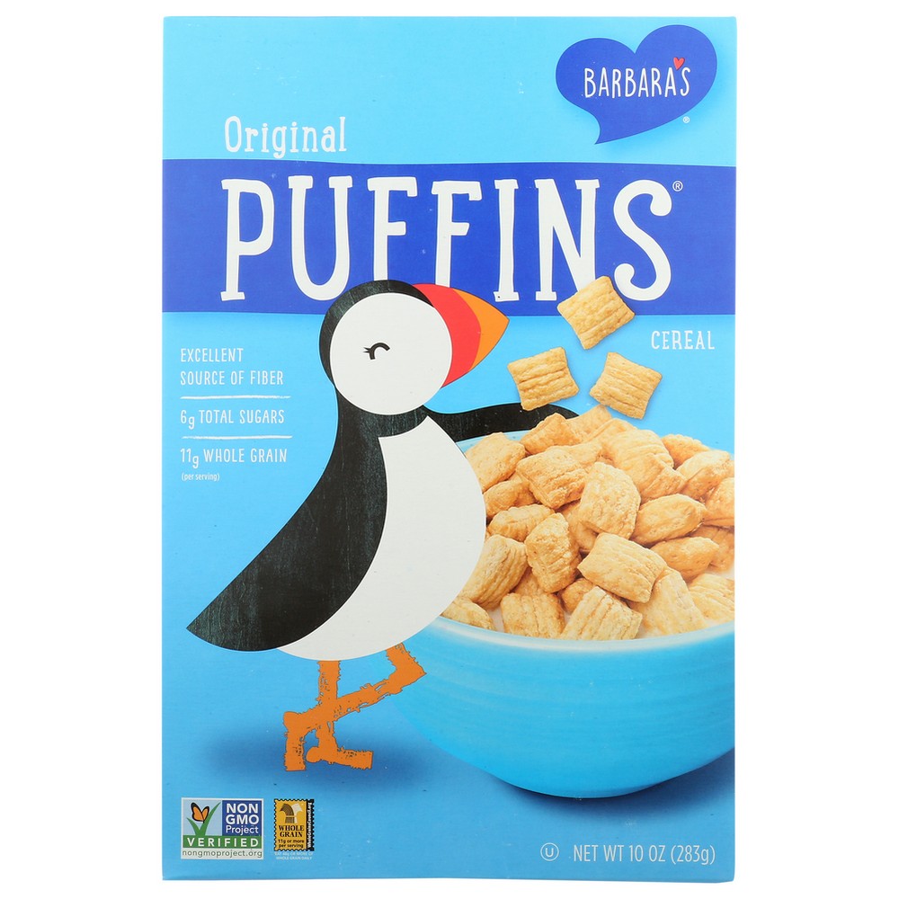 Barbara's® 20609, Barbara's Puffins Cereal, Original, 10 Oz. Box, Case ...