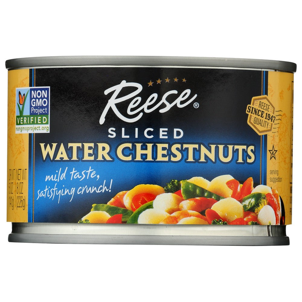 Reese , Reese Water Chestnuts, Sliced, 8 Oz., Case of 24 – WebFoodStore