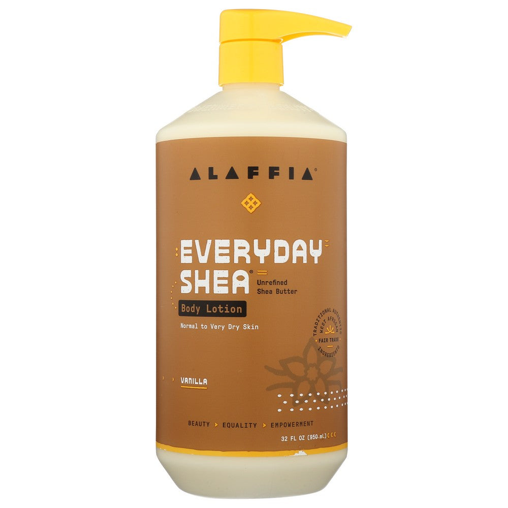Alaffia® C502, Everyday Shea Lotion, Vanilla, 32 Fl. Oz., Case of 1 ...
