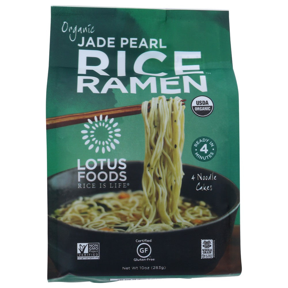 Lotus Foods Rice Rmn 4pk Jad Prl Organic - 10 Ounce, Case of 6