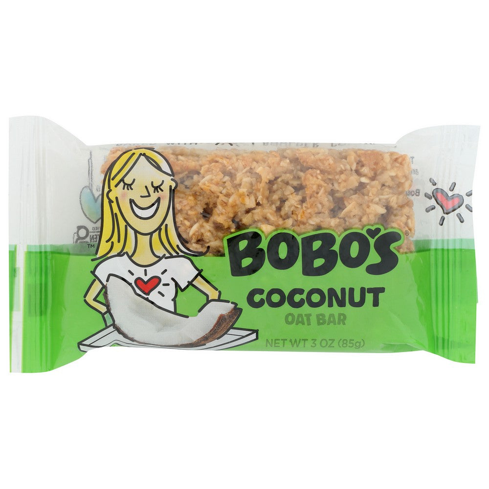 Bobo's® 103-D, Bobo’S Oat Bars, Coconut 3 Oz. Bar, Case of 12 ...