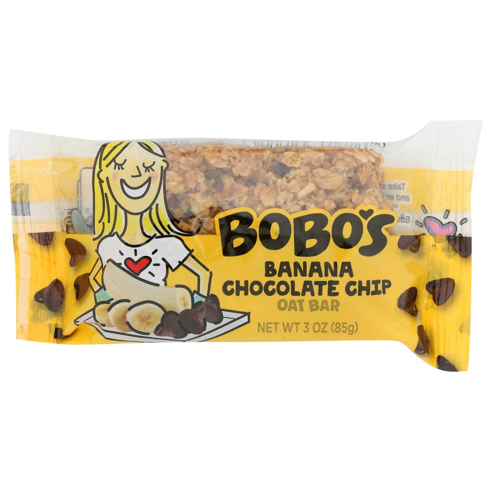 Bobo's® 104-D, Bobo’S Oat Bars, Banana Chocolate Chip 3 Oz. Bar, Case ...