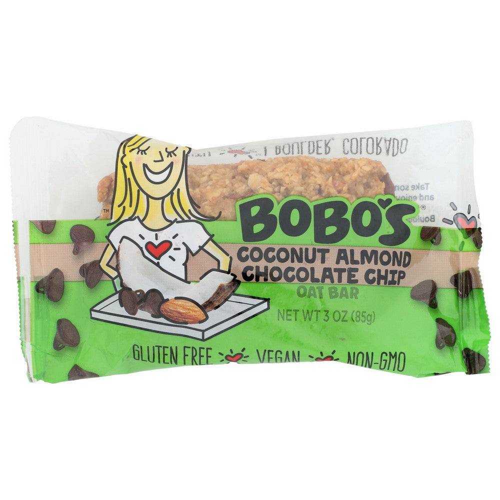 Bobo's® 113-D, Bobo’S Oat Bars, Coconut Almond Chocolate Chip 3 Oz. Ba ...
