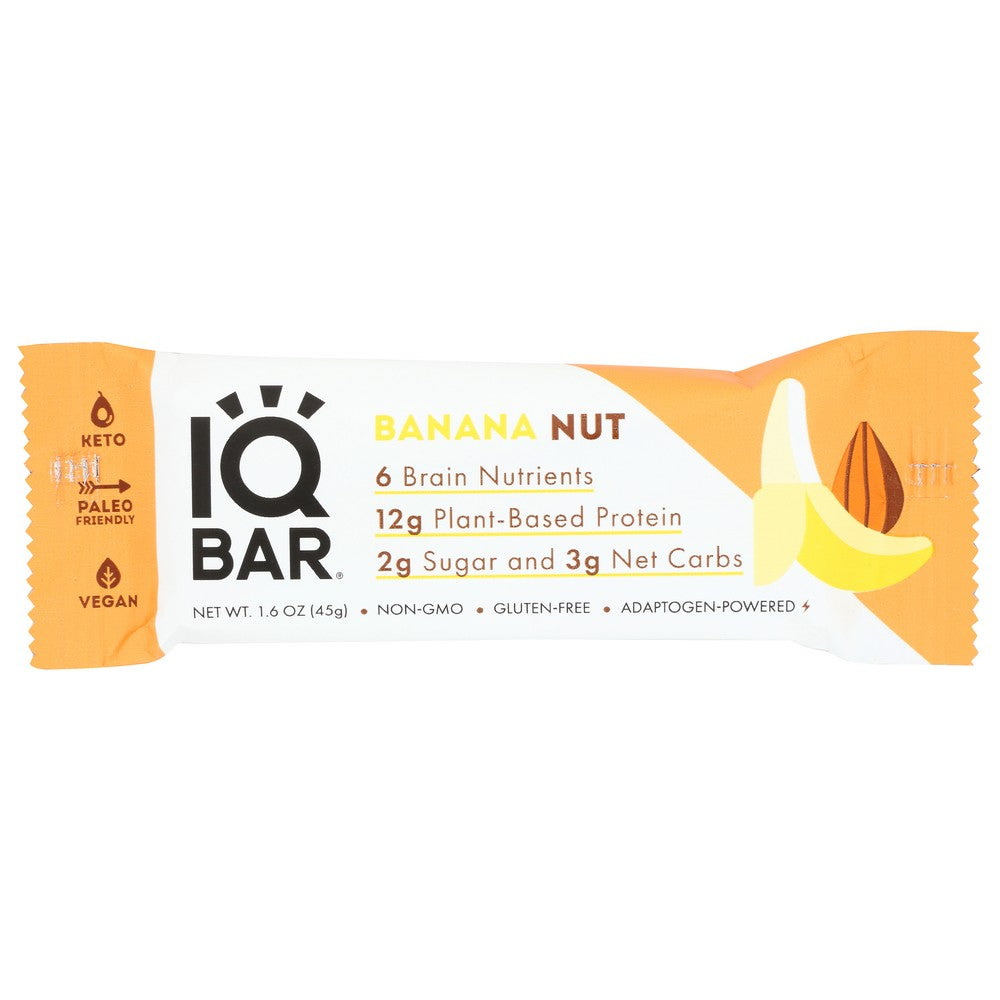 Iq Bar Bar Banana Nut - 2 Ounce, Case of 12