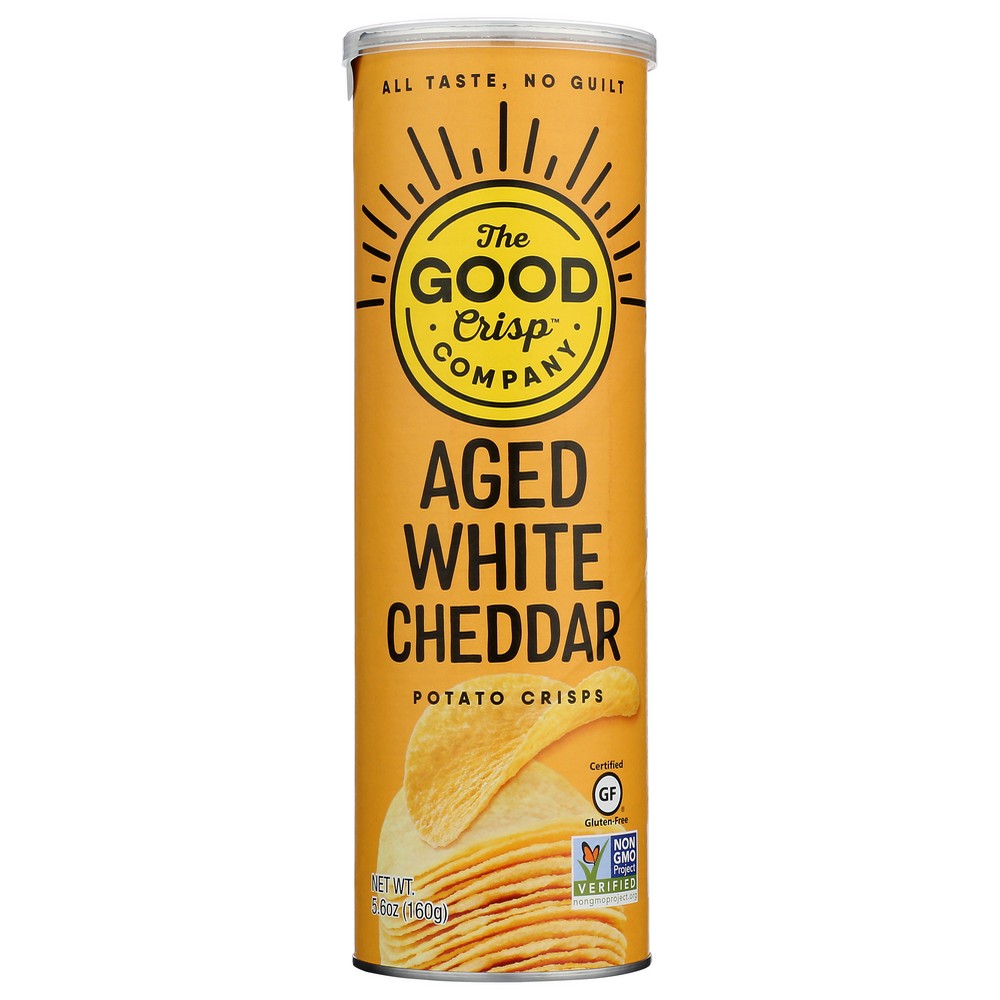 The Good Crisp Company™ , Aged White Cheddar Crisps, Aged White Chedda