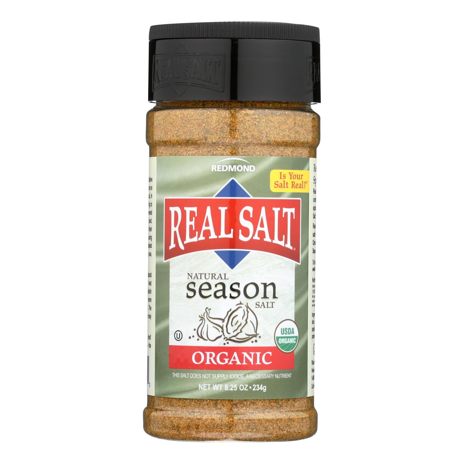 Redmond's Organic Season Salt - 1 Each - 8.25 Ounce