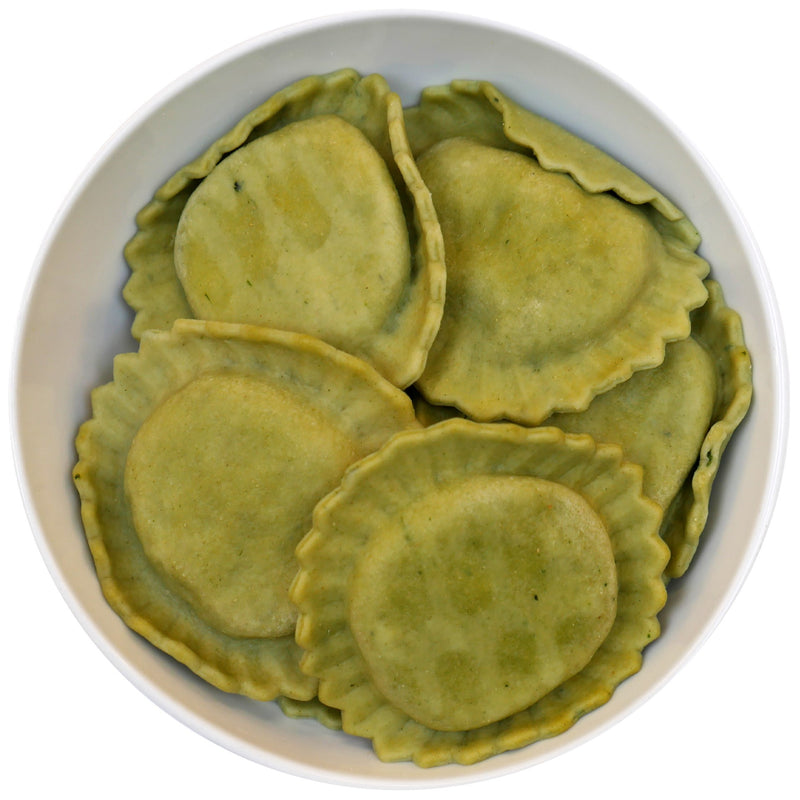 Seviroli Foods Pasta Large Round Spinach Cheese Ravioli 2.5 Pound Each