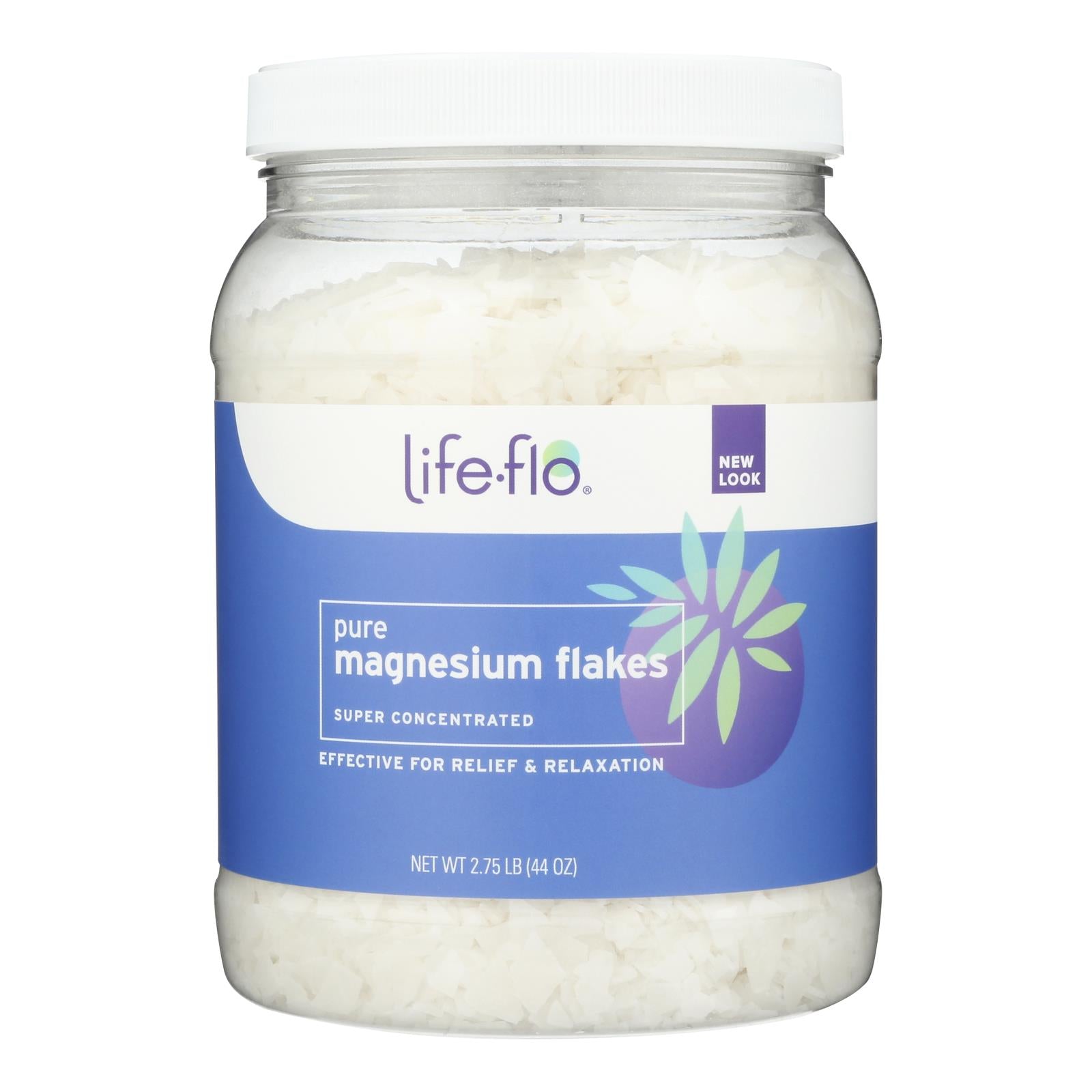 Life-Flo Pure Magnesium Flakes - 1 Each - 2.75 LB