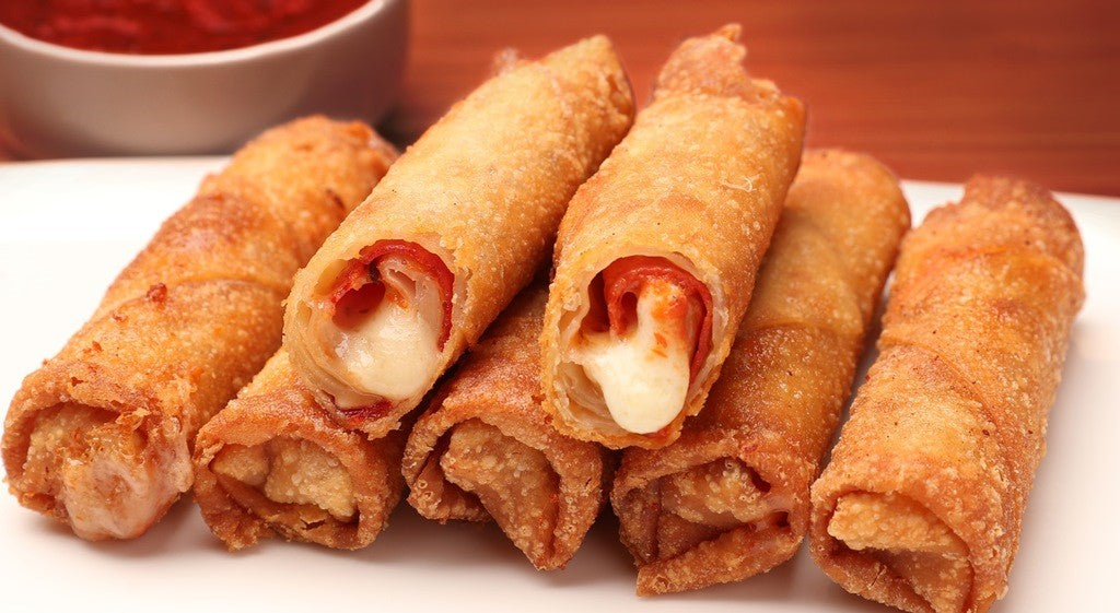 The Original Pizza Logs Cheese & Pepperoni Pizza Logs Fry Or Oven Now