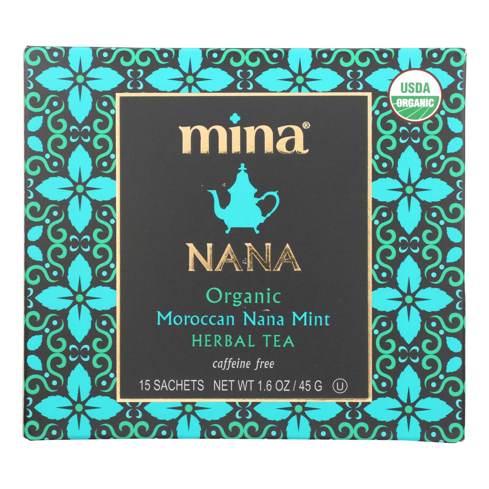 Mina - Mint Tea Moroccan Nana - Case of 6 - 15 Count – WebFoodStore