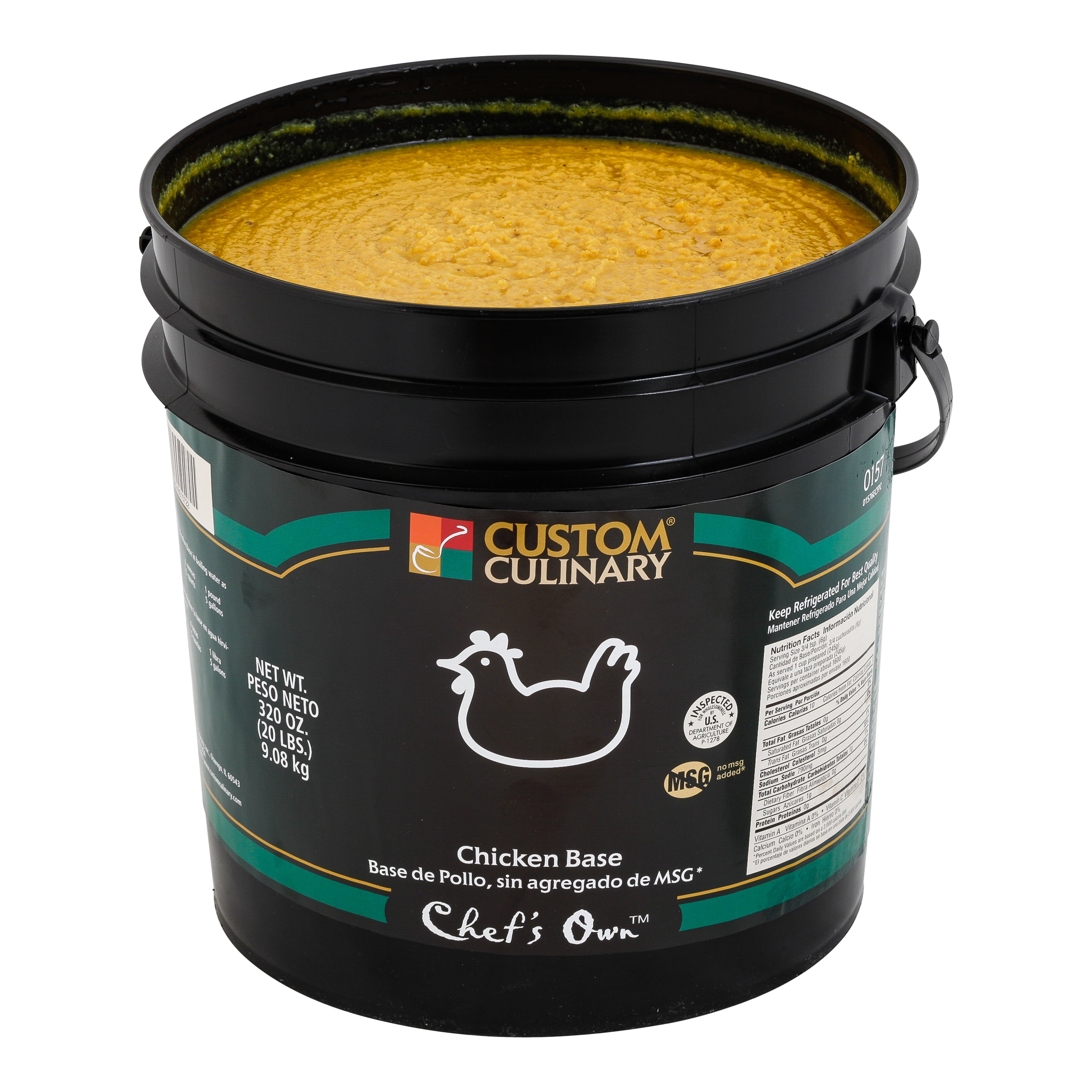 Base Chicken No Msg Added Paste Shelf Stable 20 Pound Each - 1 Per Cas ...