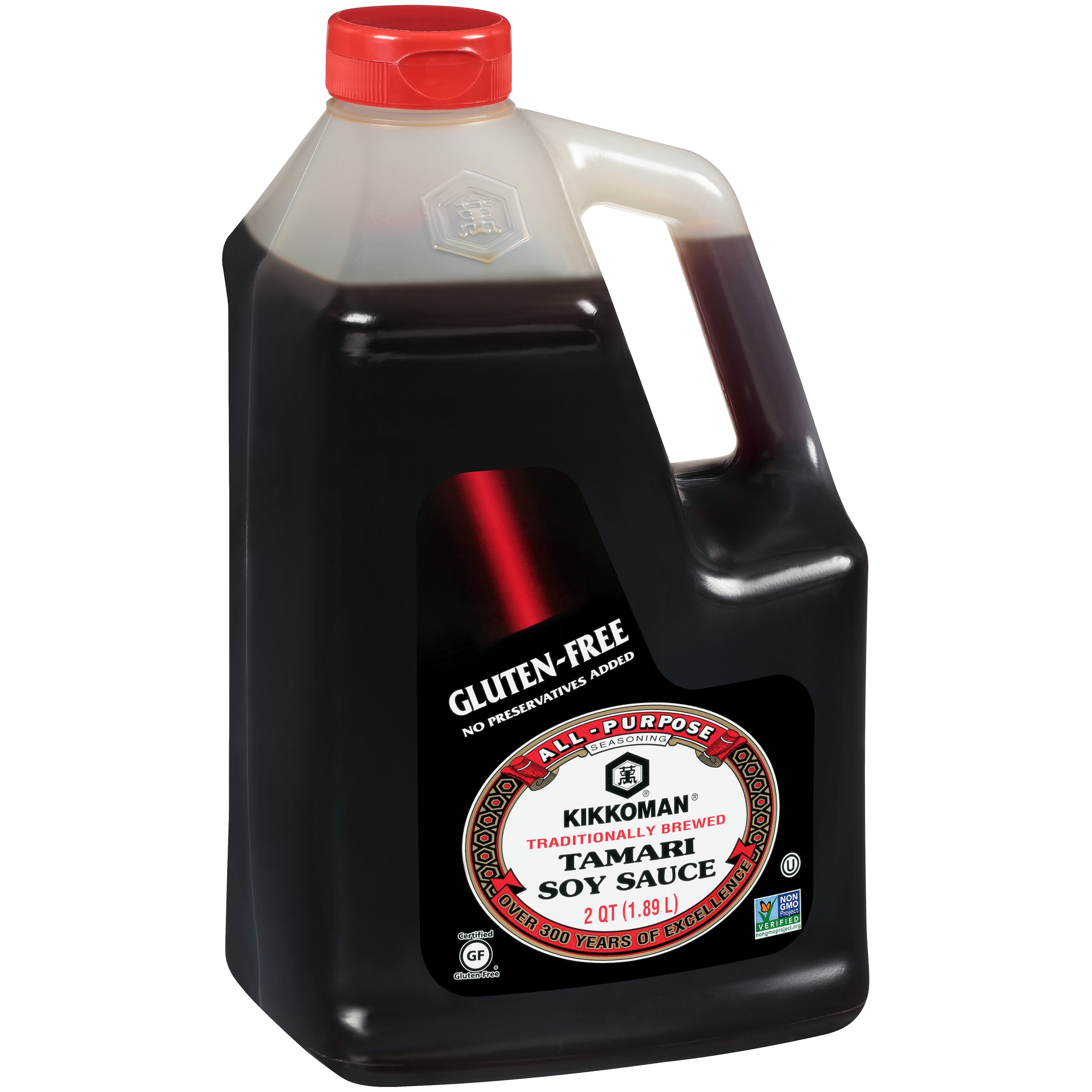 Kikkoman Gal Preservative Free Gluten Free Tamari Soy Sauce 0.5 Gallon