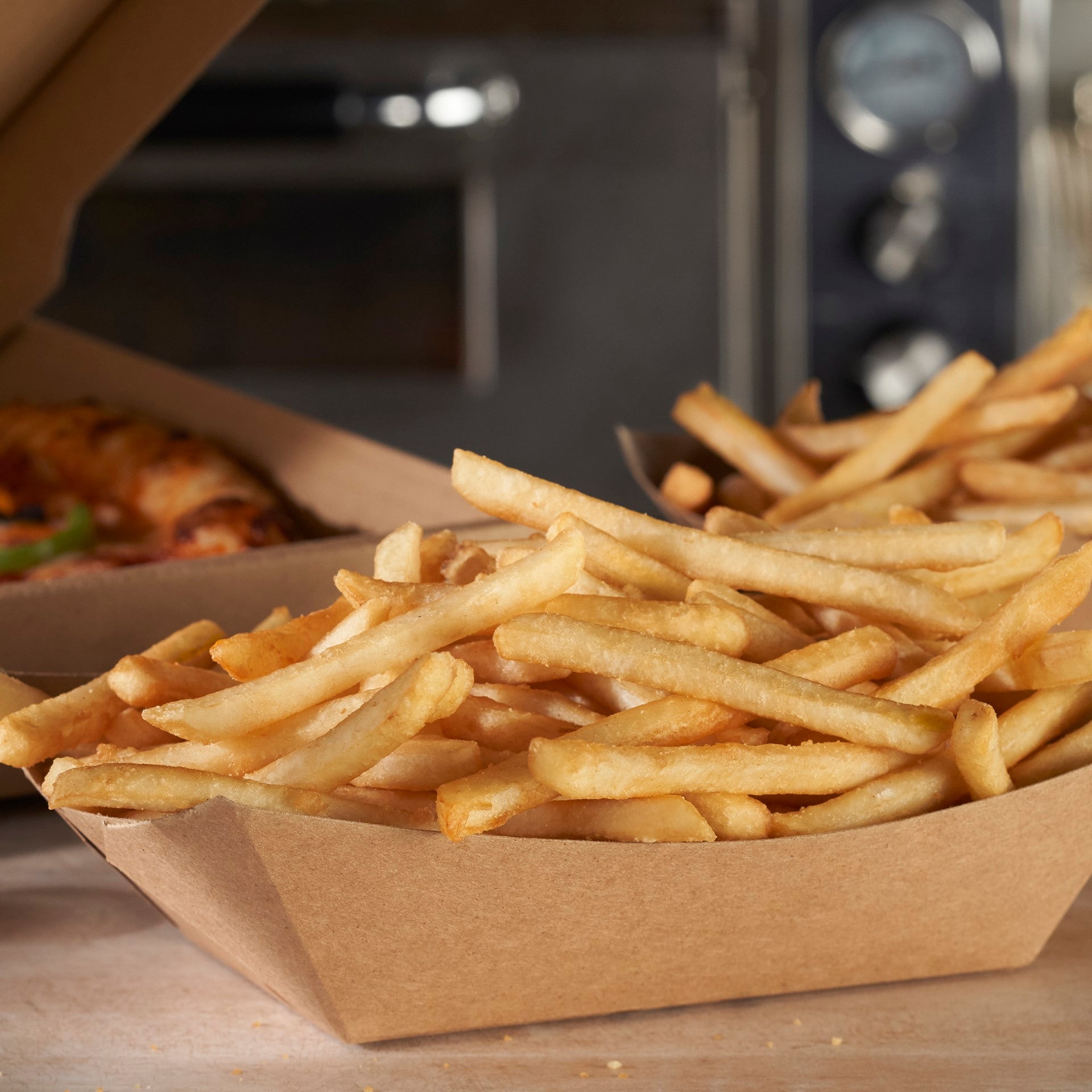 Crispycoat Fries 4" Shoestrings Crispy On Delivery Fries Frozen French