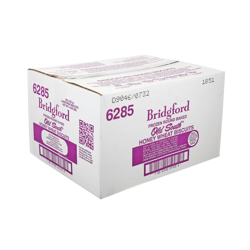 Bridgford Honey Whole Wheat Biscuits Layer (Whole Grain) 100 Piece - 1