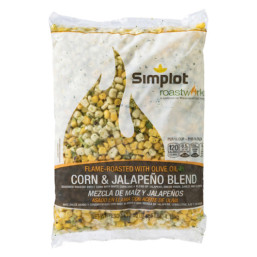 Simplot Roastworks Flame Roasted Corn & Jalapeno Blend 2.5 Pound Each ...