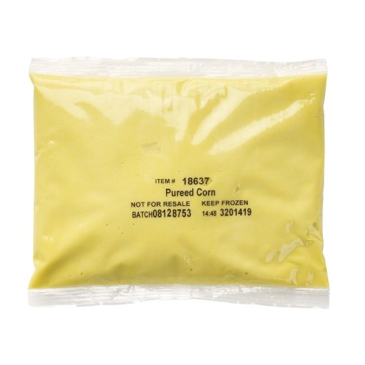 Thick & Easy Bulk Pureed Corn 6 Count Packs - 1 Per Case.