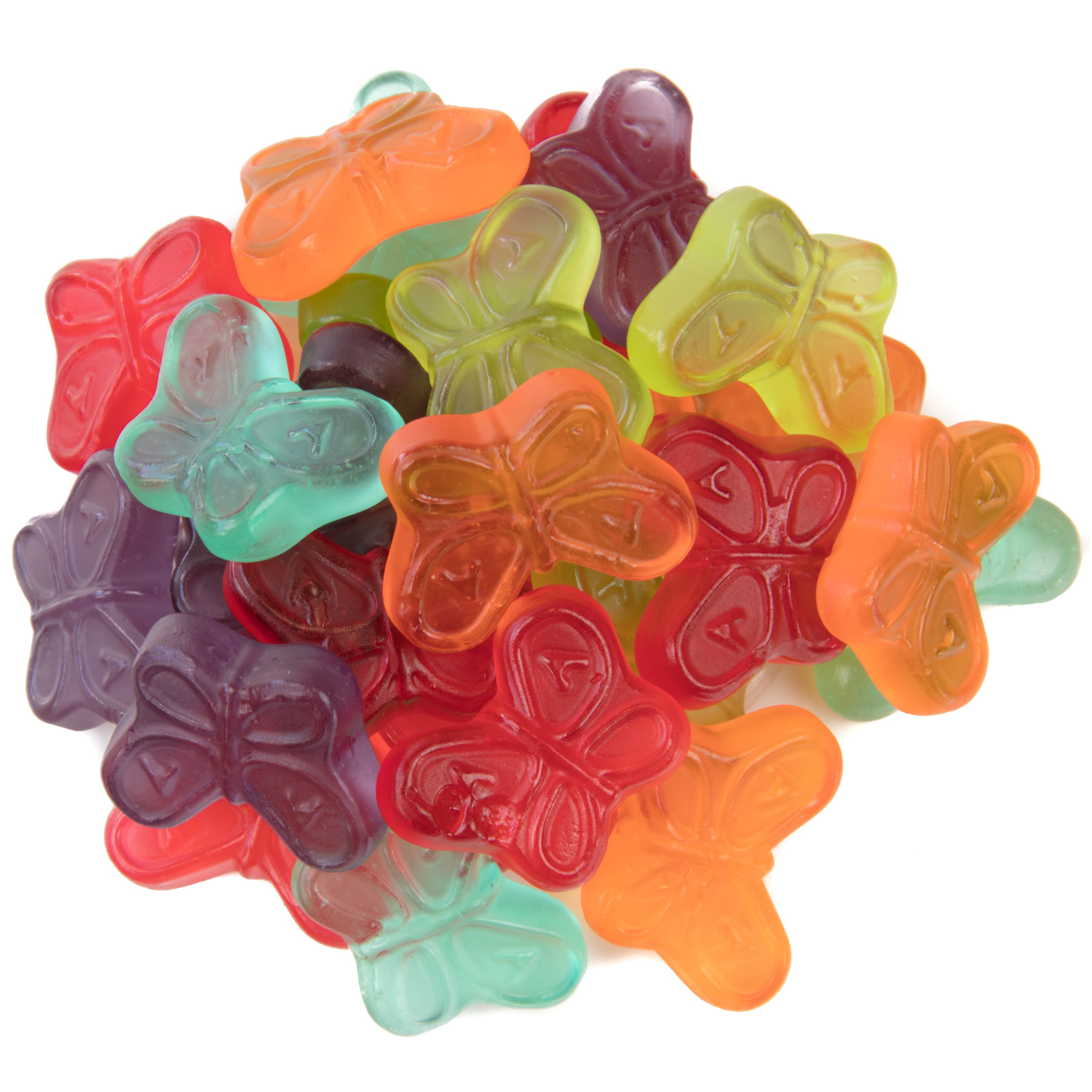 Box Gummi Butterflies Mini Assorted Flavors 5 Pound Each - 4 Per Case ...