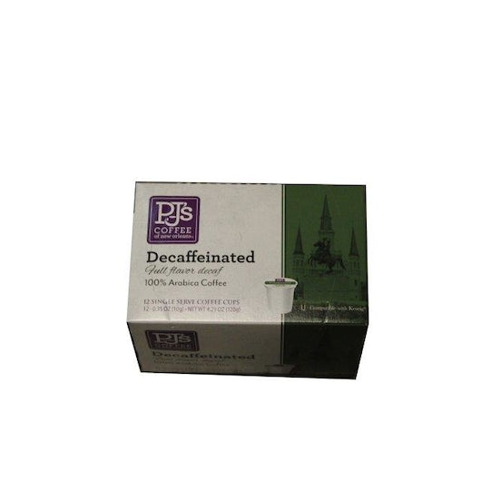 Pj's Coffee Of New Orleans Viennese Decaffeinated Single Serve Coffee