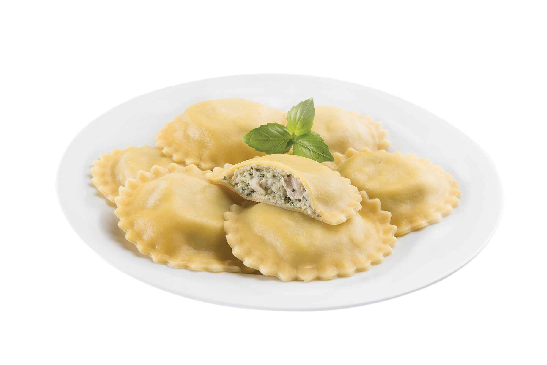 Seviroli Foods Pasta Large Round Chicken Pesto Ravioli 2.75 Pound Each