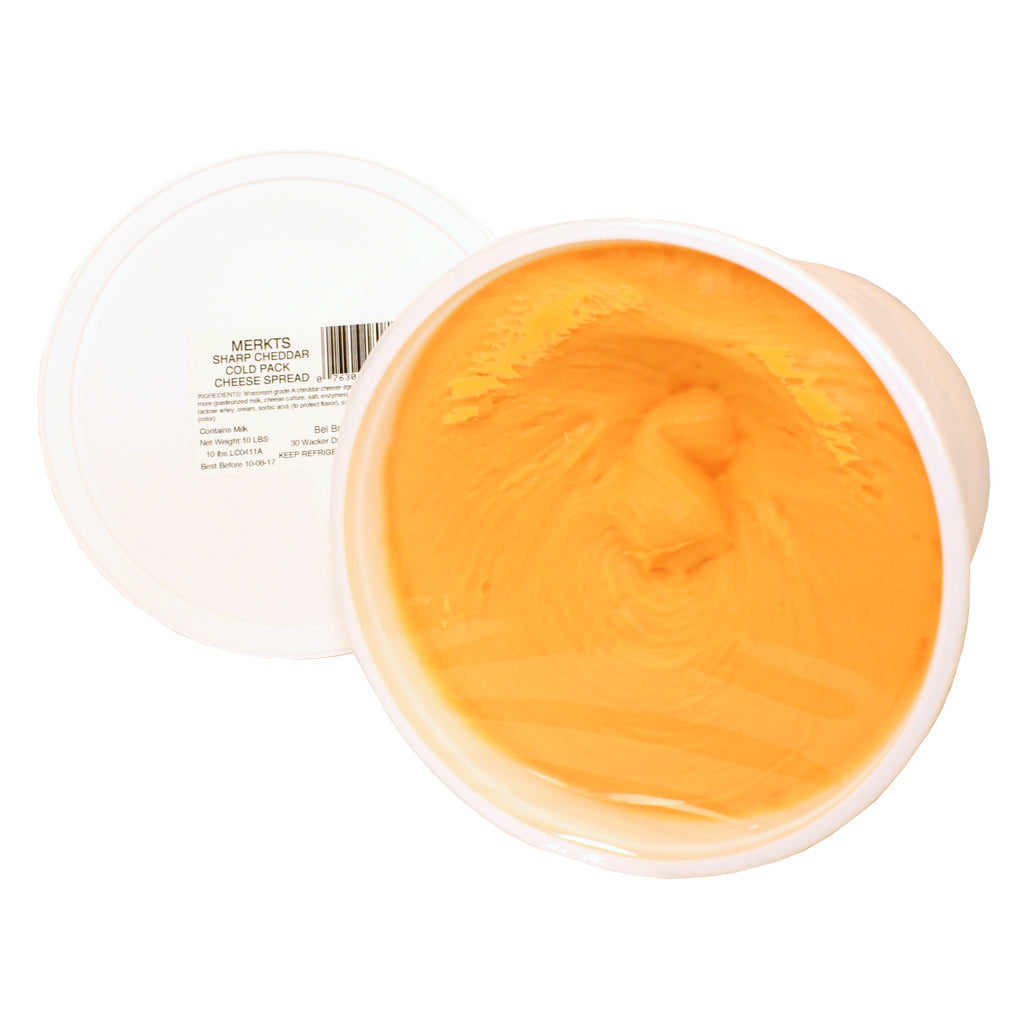 Merkts Cheese Sharp Cheddar 10 Pound Each - 2 Per Case.