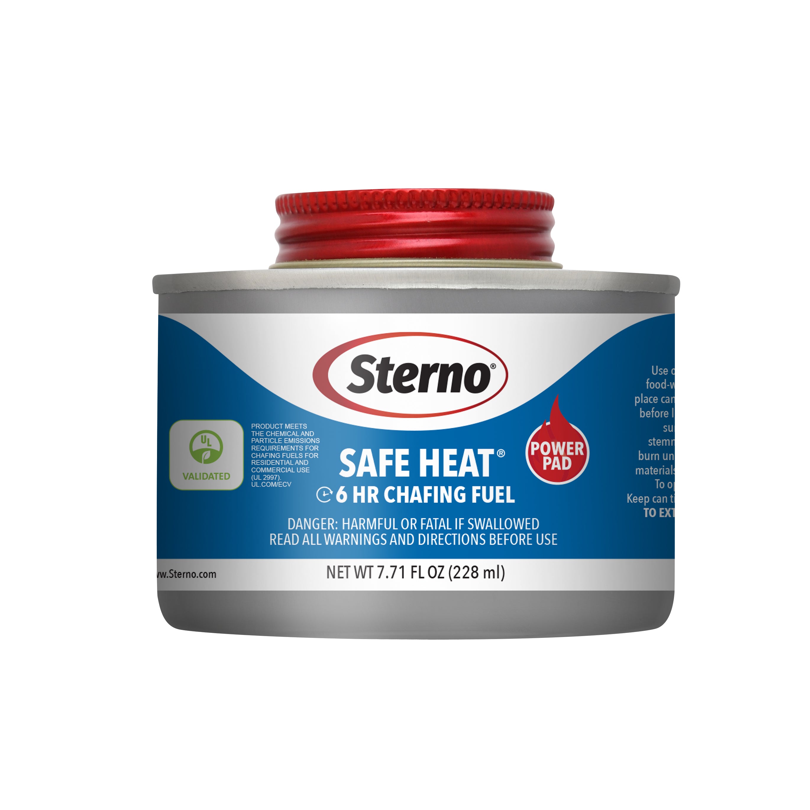 Hour Sterno Safe Heat Wick Chafing Dish Fuel W Power Pad 24 Count Pack