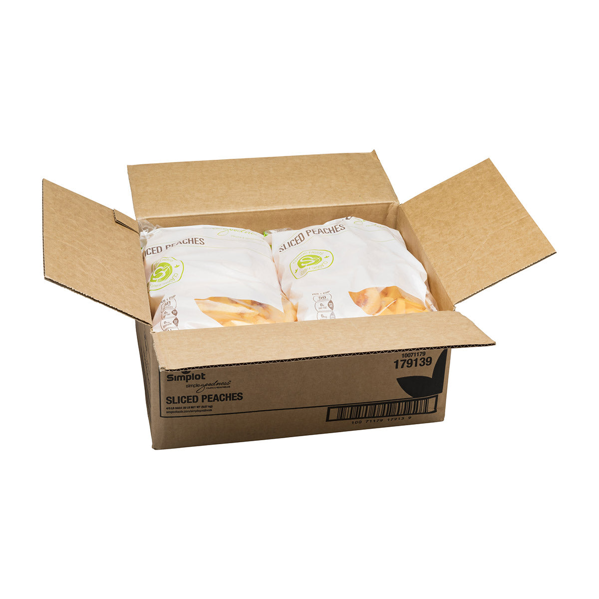 Simplot Simple Goodness Fruit Sliced Peacheslb 5 Pound Each - 4 Per Ca ...
