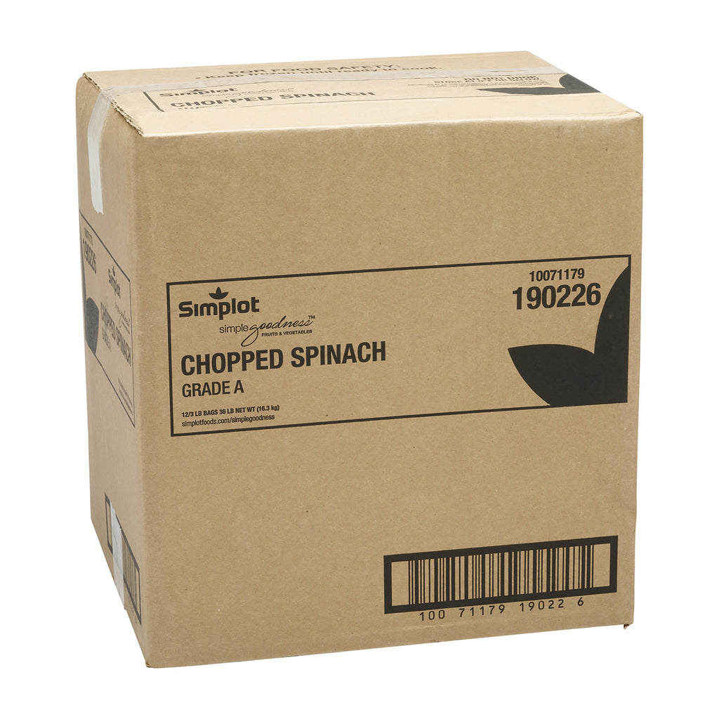 Simplot Simple Goodness Classic Vegetables Chopped Spinach Wet Pack 3