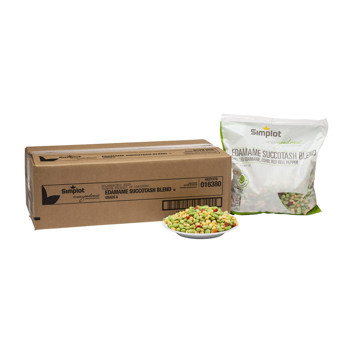 Simplot Simple Goodness Premium Vegetables Edamame Succotash 2.5 Pound