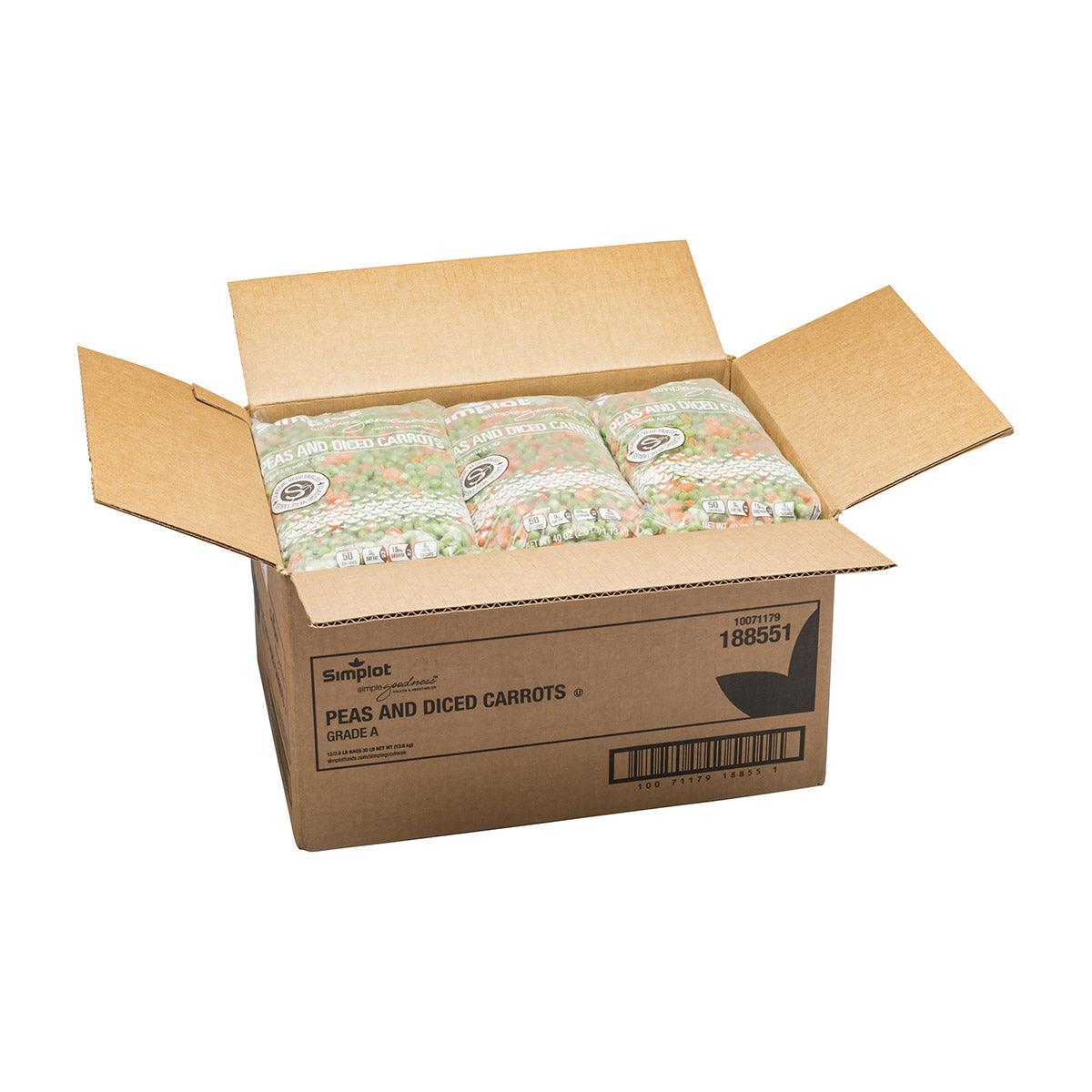 Simplot Simple Goodness Classic Vegetables Peas And Diced Carrots 2.5