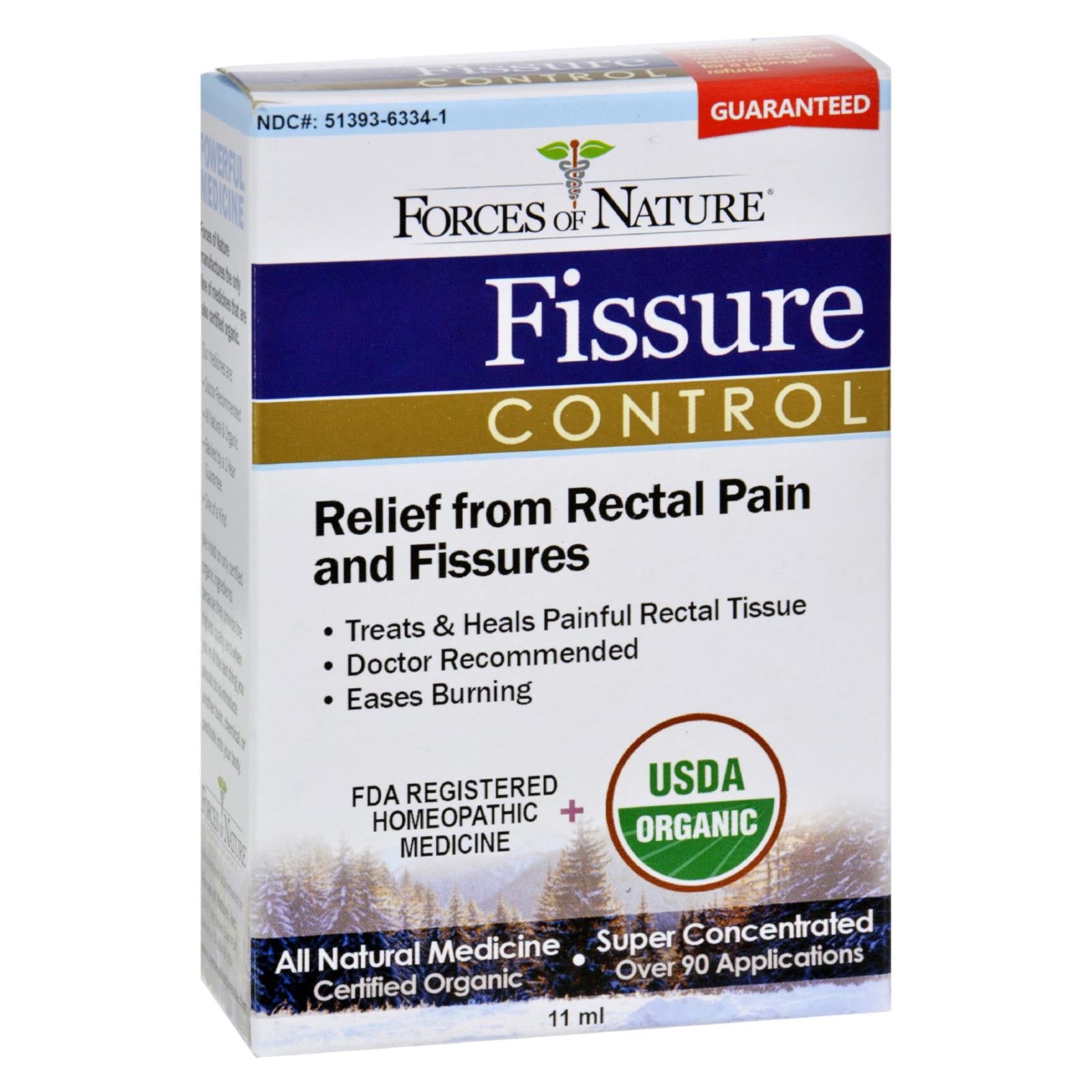 Forces of Nature - Organic Fissure Control - 11 ml – WebFoodStore