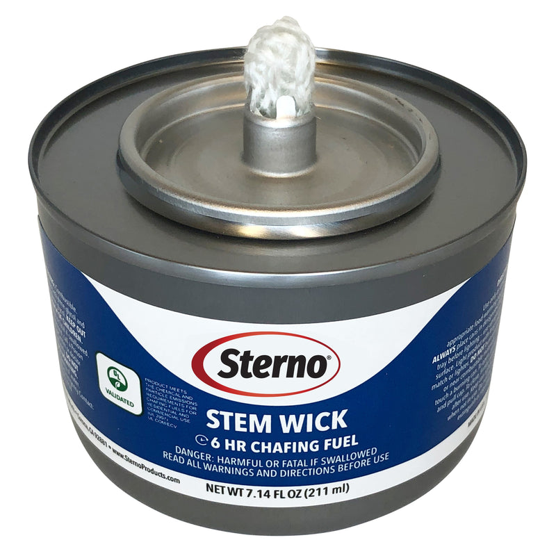 Hour Sterno Stem Wick Chafing Dish Fuel 24 Each - 1 Per Case.