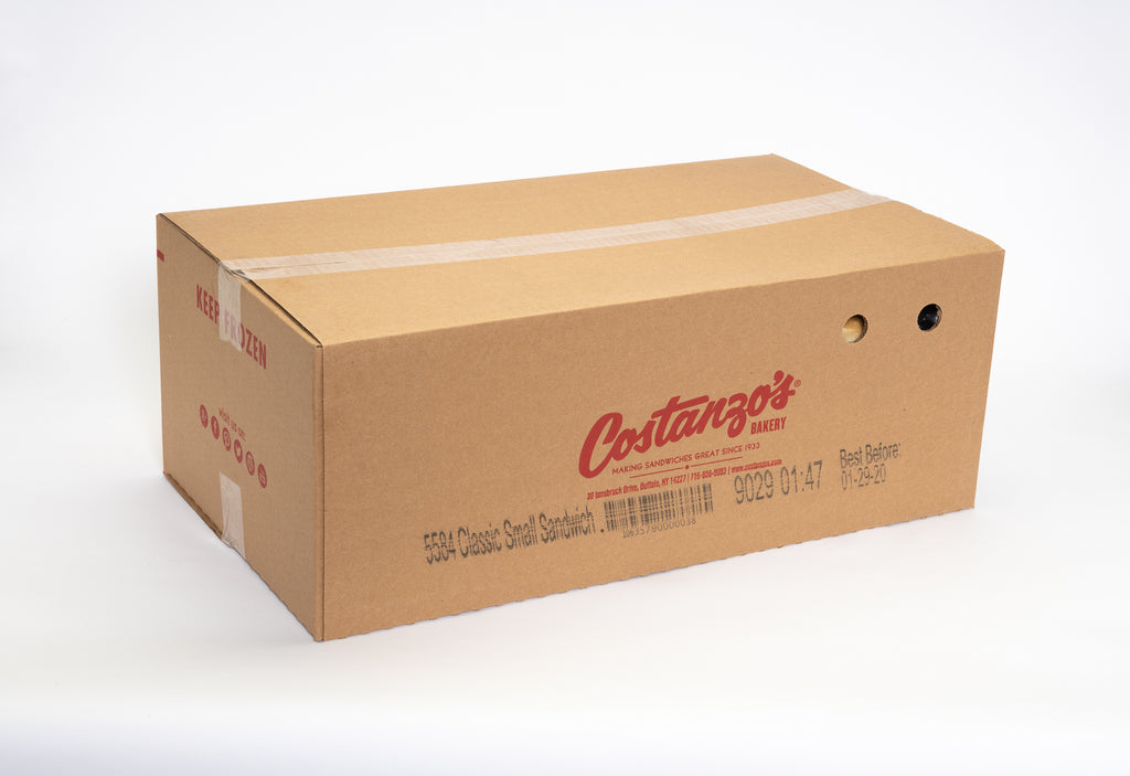Costanzo's Bakery Classic Small Sandwich Roll 80 Grams Each - 96 Per C