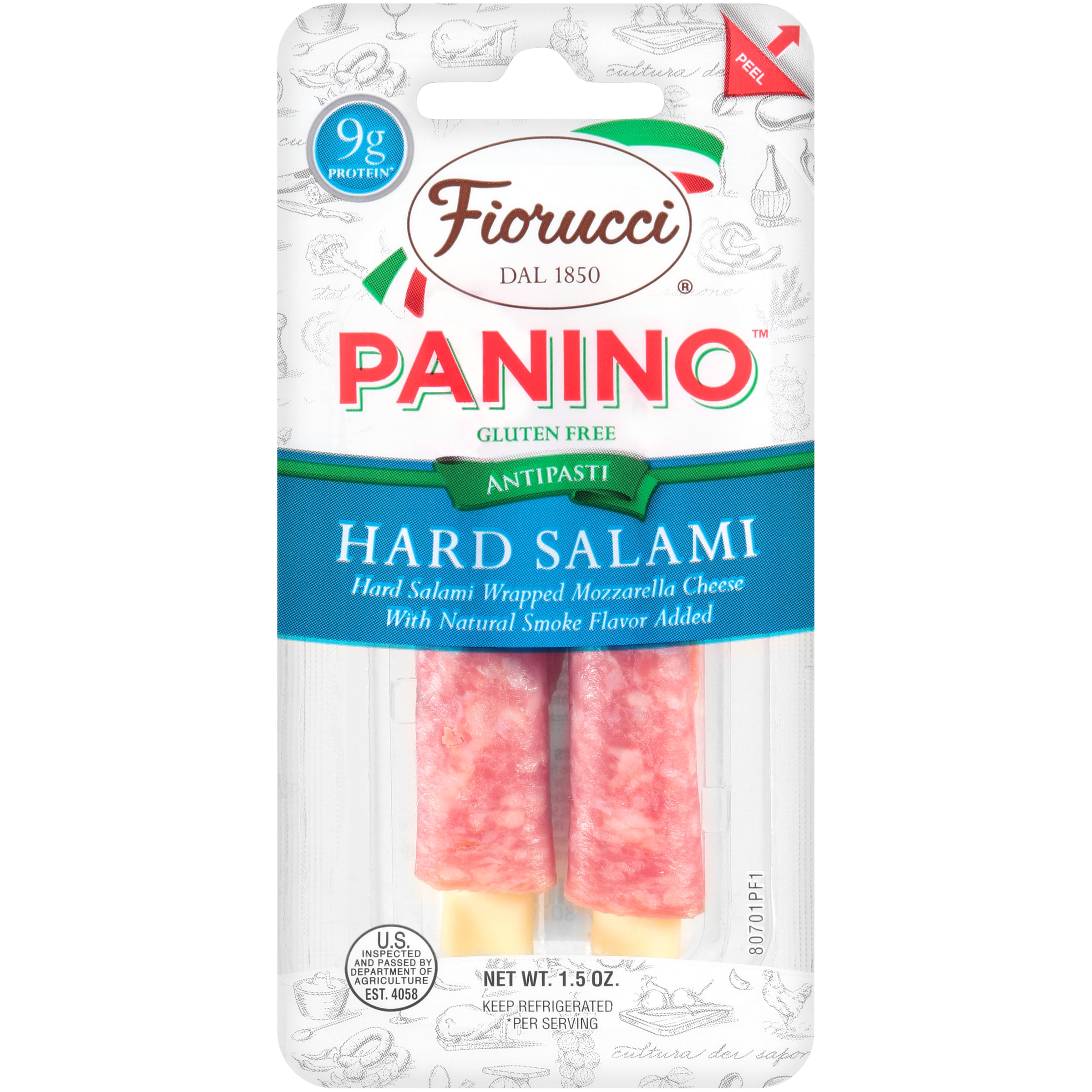 Fiorucci Panino Hard Salami 1.5 Ounce Size - 16 Per Case. – WebFoodStore