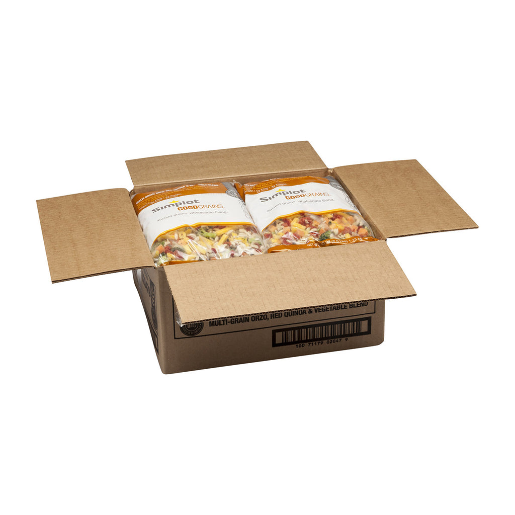 Simplot Good Grains Multi Grain Orzo Red Quinoa & Vegetable Blend 2.5