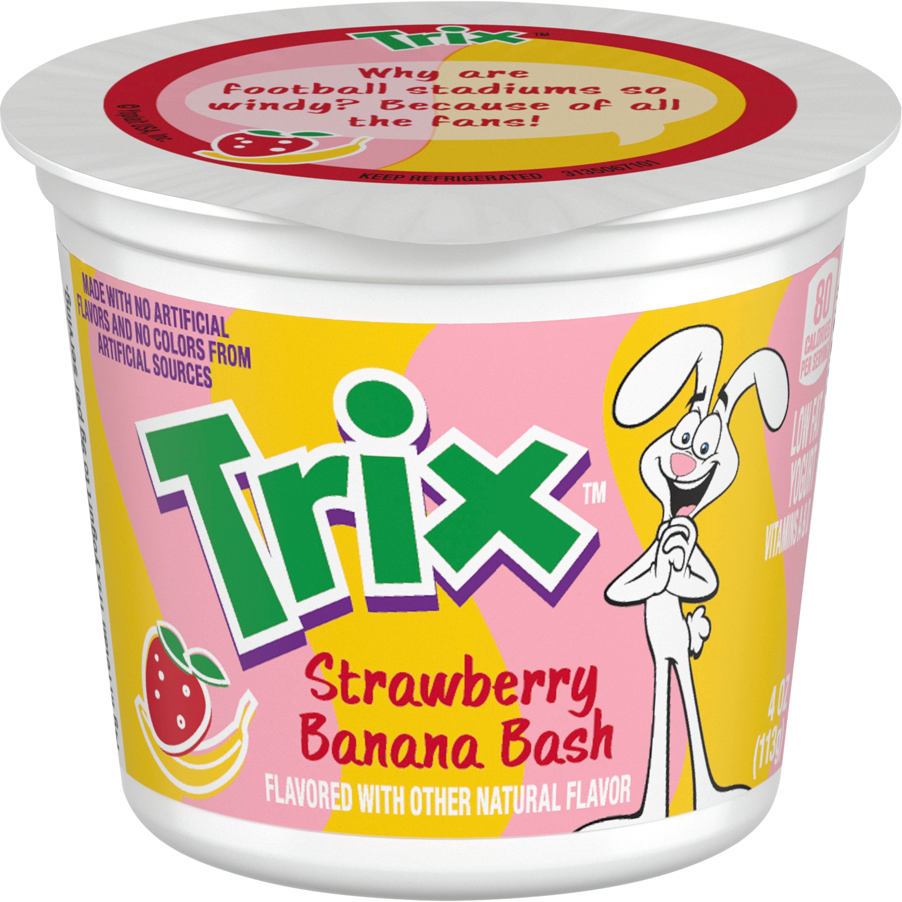 Yoplait® Trix™ Low Fat Yogurt Reduced Sugar Single Serve Cup Strawberr