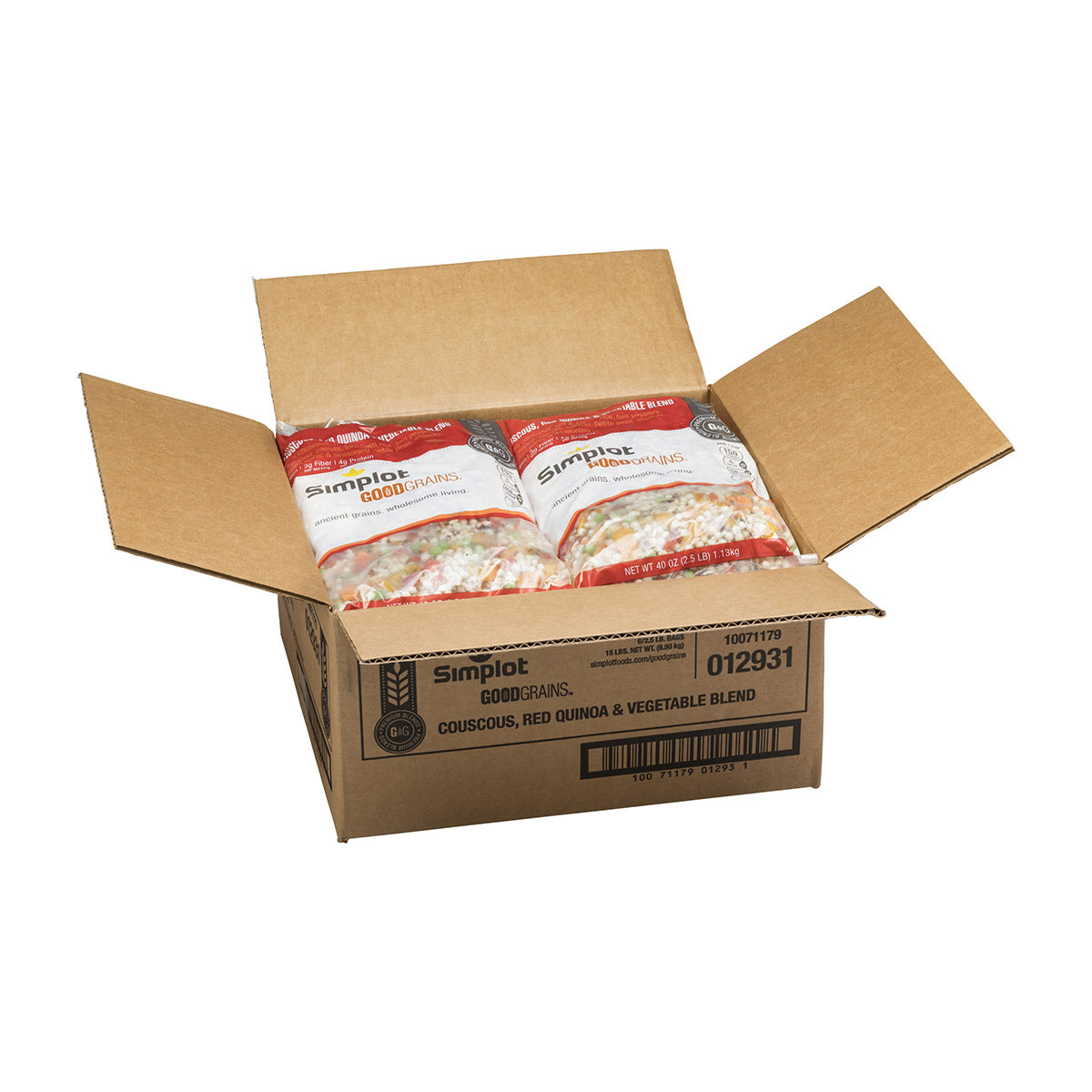 Simplot Good Grains Couscous Red Quinoa Andvegetable Blend 2.5 Pound E