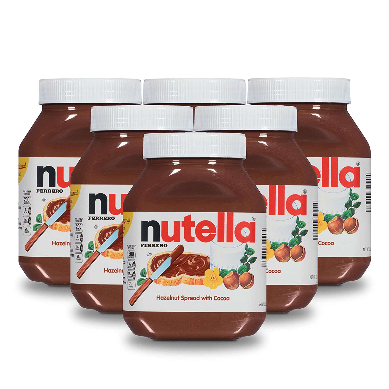Nutella 35.3 Ounce Size - 6 Per Case.