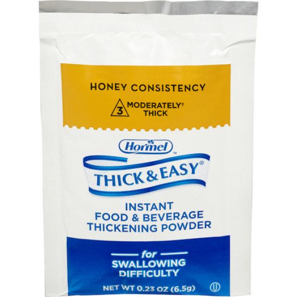 Thick & Easy Instant Food Thickener Packets Honey 100 Count Packs - 1