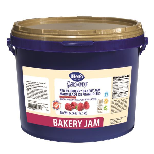 Hero Raspberry Marmalade With Seeds 27.5 Pound Each - 1 Per Case.