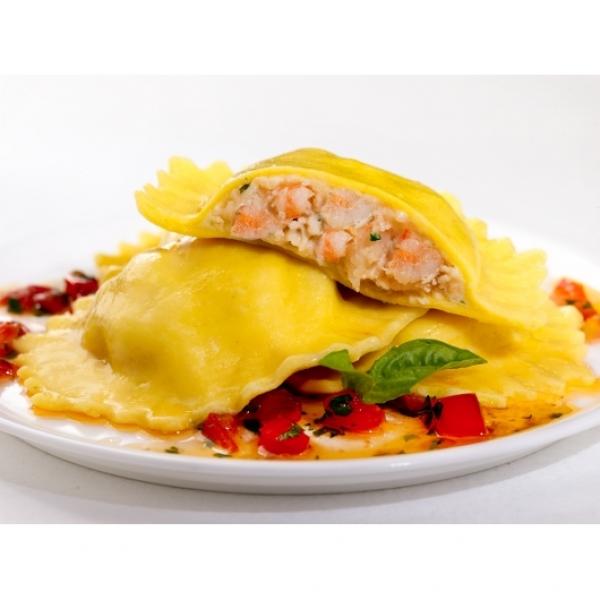 Seviroli Foods Pasta Shrimp & Garlic Hex Ravioli 2.5 Pound Each - 2 Pe