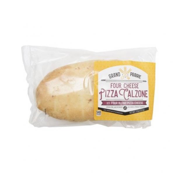 Grand Prairie Frozen Calzone Four Cheese Pizza 7.5 Ounce Size - 12 Per