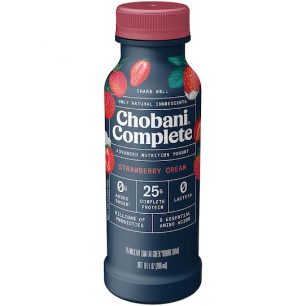 Chobani® Complete Greek Yogurt Drink Strawberry Cream 10 Fluid Ounce
